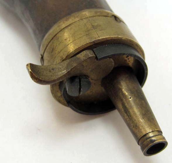 COLT POCKET MODEL PISTOL EAGLE GUN POWDER FLASK