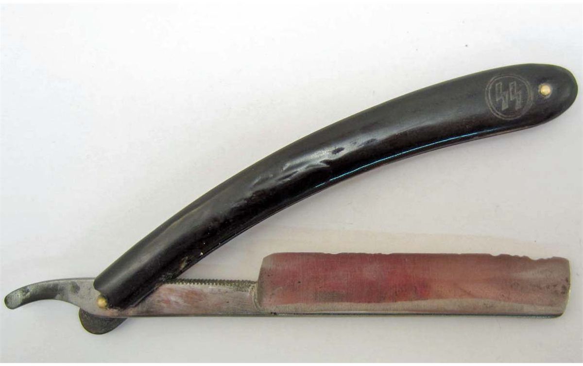 GERMAN NAZI SS STRAIGHT RAZOR