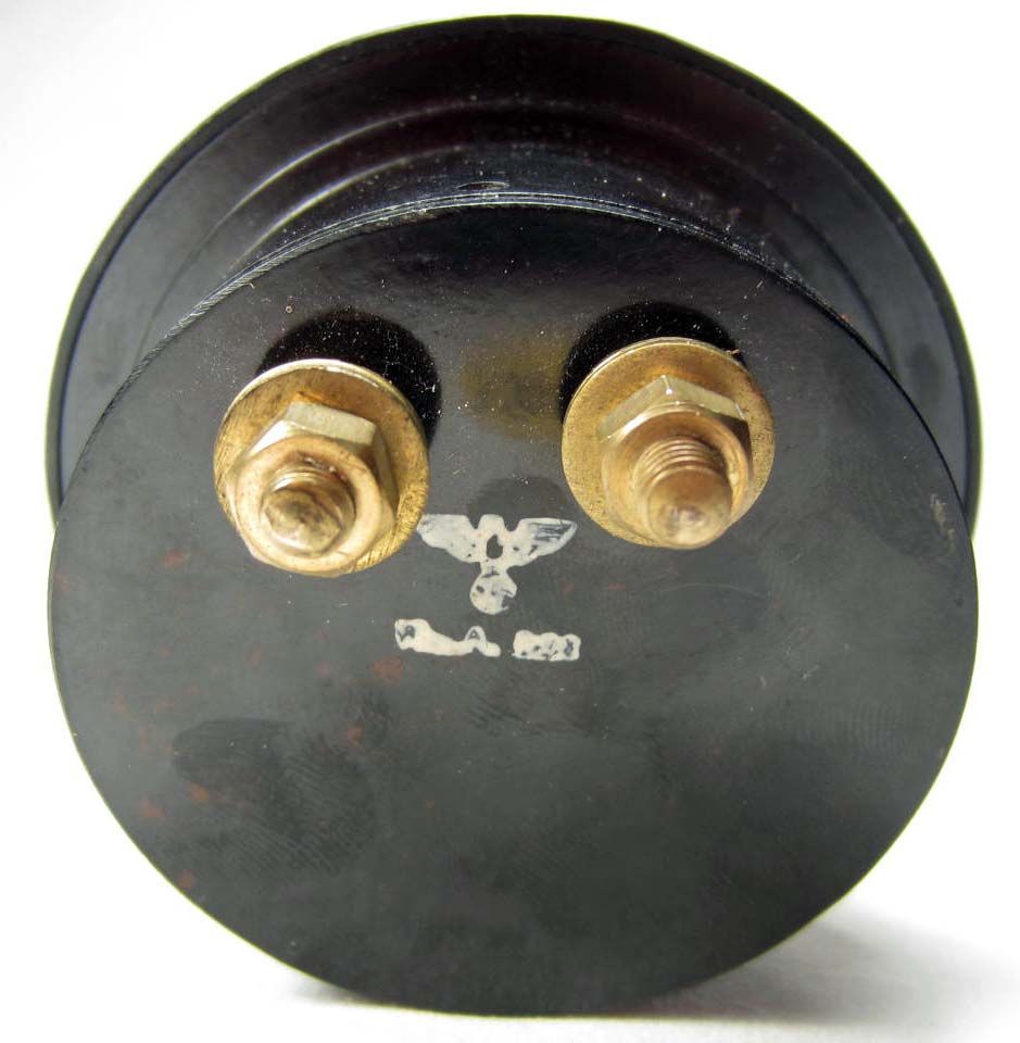 GERMAN NAZI VOLT METER W/ EAGLE AMPT STAMP