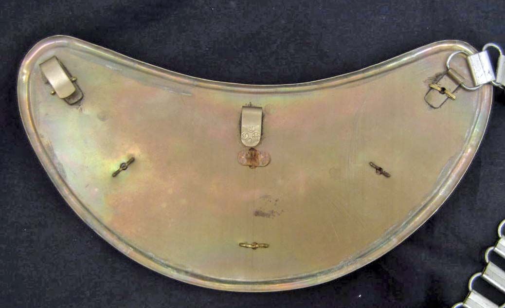 GERMAN NAZI STREIFENDIENST GORGET W/ CHAIN