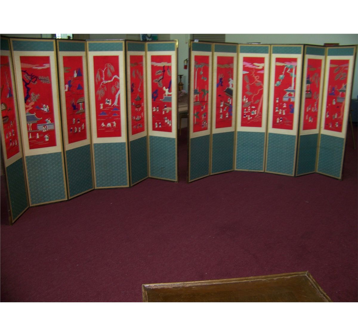 PAIR OF ANTIQUE CHINESE"INBROTHERY SCREEN" SCREENS . PREVIOUSLY ...