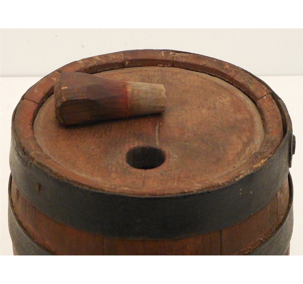 Vintage Small Wood Powder Keg