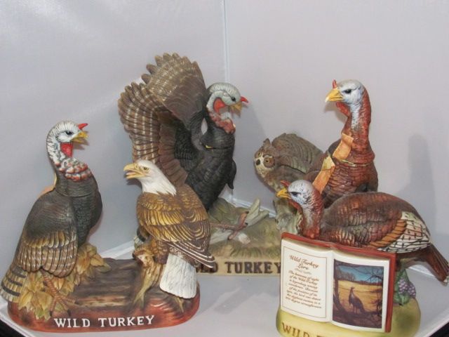 (3) 1980's Wild Turkey Limited Edition Decanters