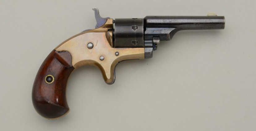 Colt Model 1872 .22 caliber seven shot open top revolver in very good ...