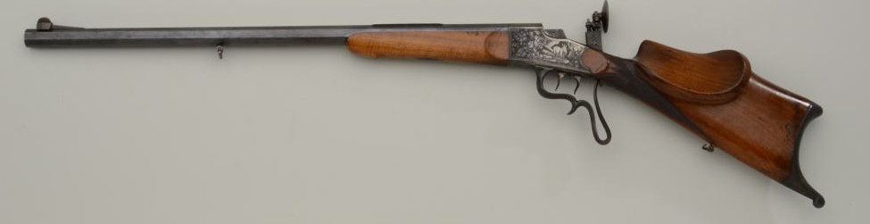German Zimmerschutzen or parlor rifle for indoor shooting .22 caliber ...