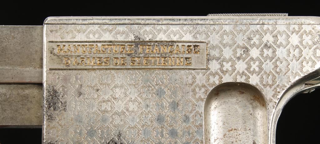 Mitrailleuse Palm Squeezer pistol in .32 extra short rimfire caliber ...