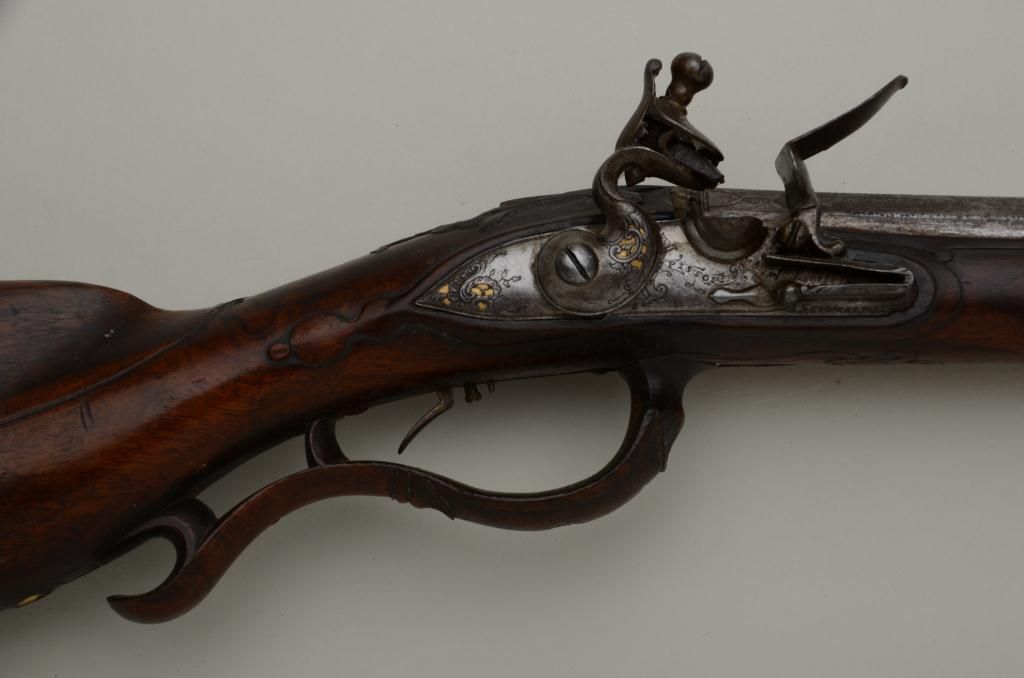 Flintlock Jeager rifle signed T.W. Pistor a SchmalKalden. Circa about ...