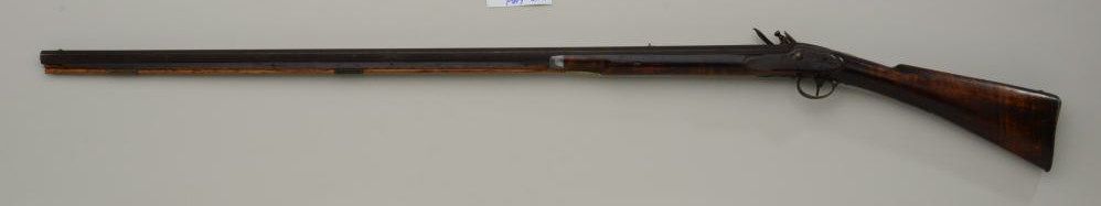 New England flintlock buck and ball half stock rifle, approx. 20 gauge ...
