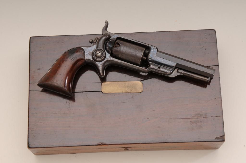 Colt Root percussion revolver, .28 cal., 3-1/2” octagon barrel, blue ...