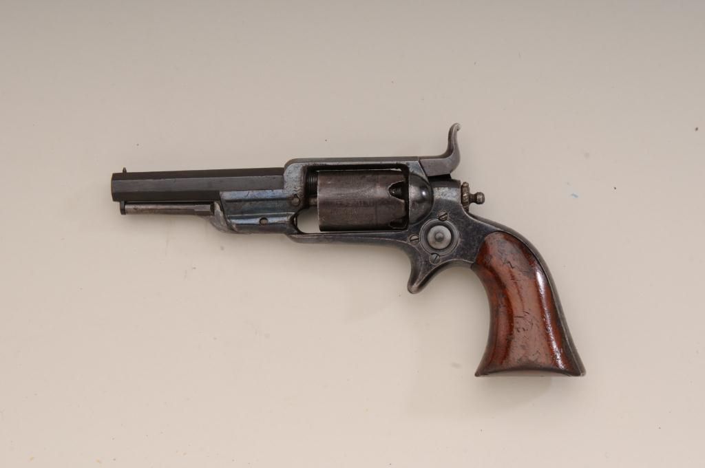 Colt Root percussion revolver, .28 cal., 3-1/2” octagon barrel, blue ...