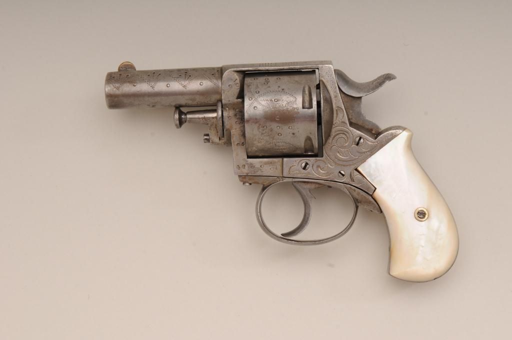British Bull Dog DA revolver, #41, engraved, 2-1/2” barrel, .41 cal ...