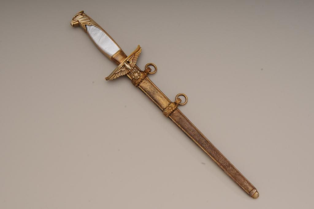 German nazi high grade diplomatic dagger and metal sheath with well ...