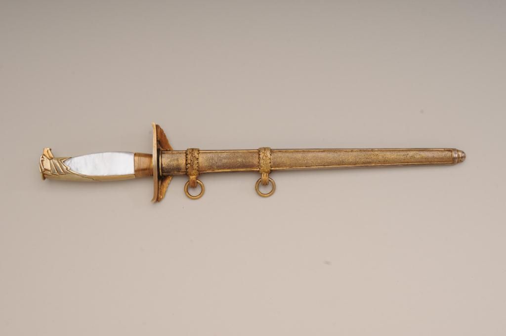 German nazi high grade diplomatic dagger and metal sheath with well ...