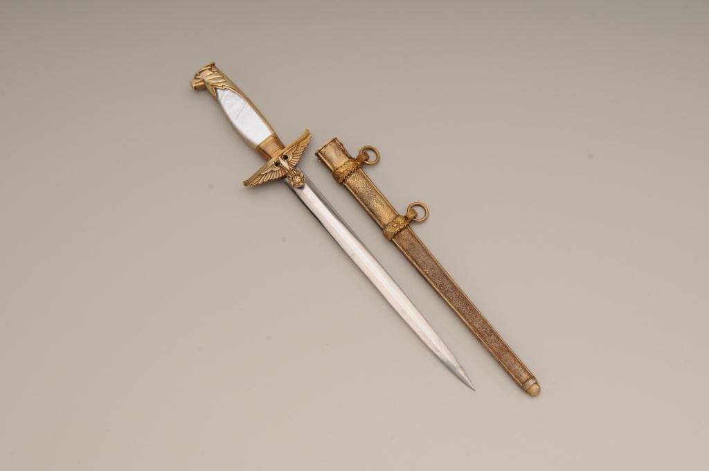German nazi high grade diplomatic dagger and metal sheath with well ...