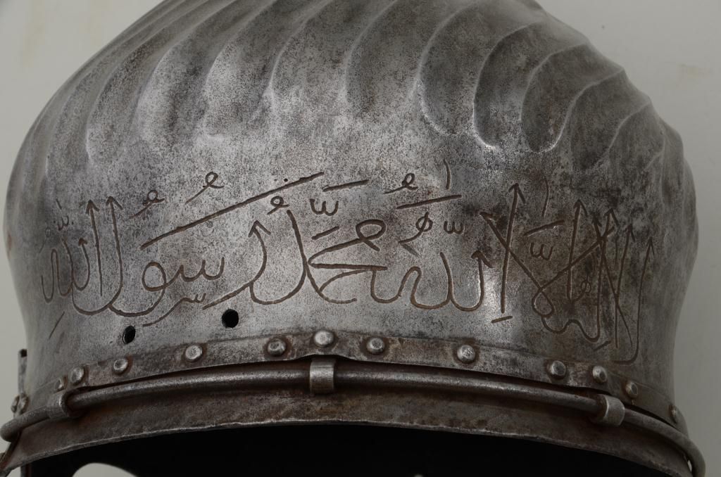 Mid-eastern turban armor helmet