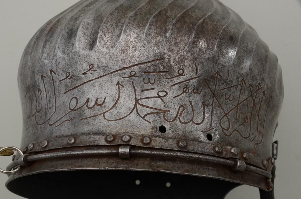 Mid-eastern turban armor helmet