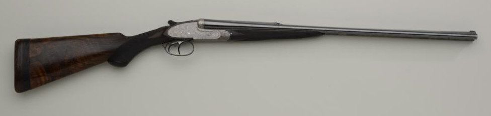 Very unusual and high grade full side lock ejector, double rifle with ...