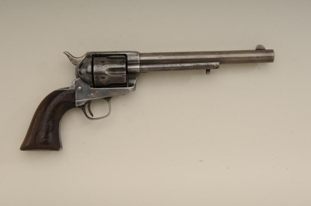 Colt Single Action Army revolver .44 Henry rimfire caliber, 7 ½” barrel ...
