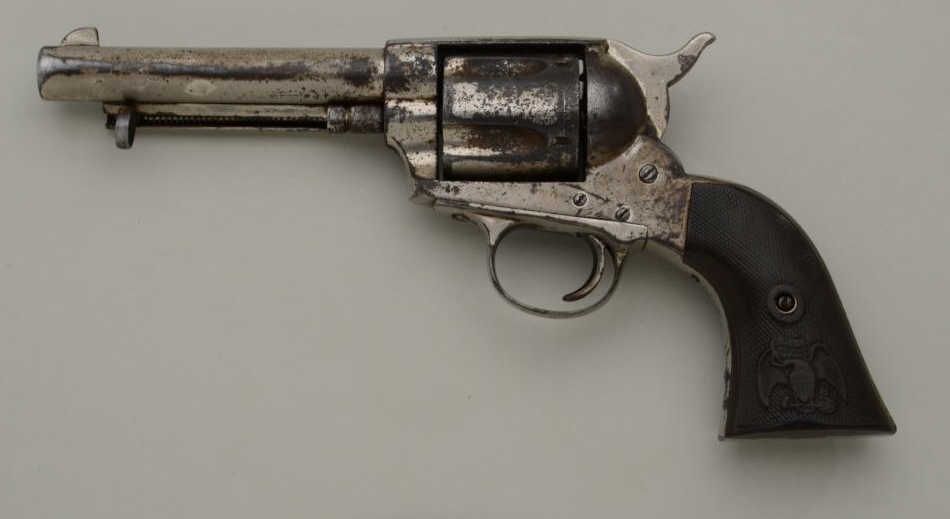 Great old untouched antique Belgian copy of a Colt SAA revolver, .45 ...