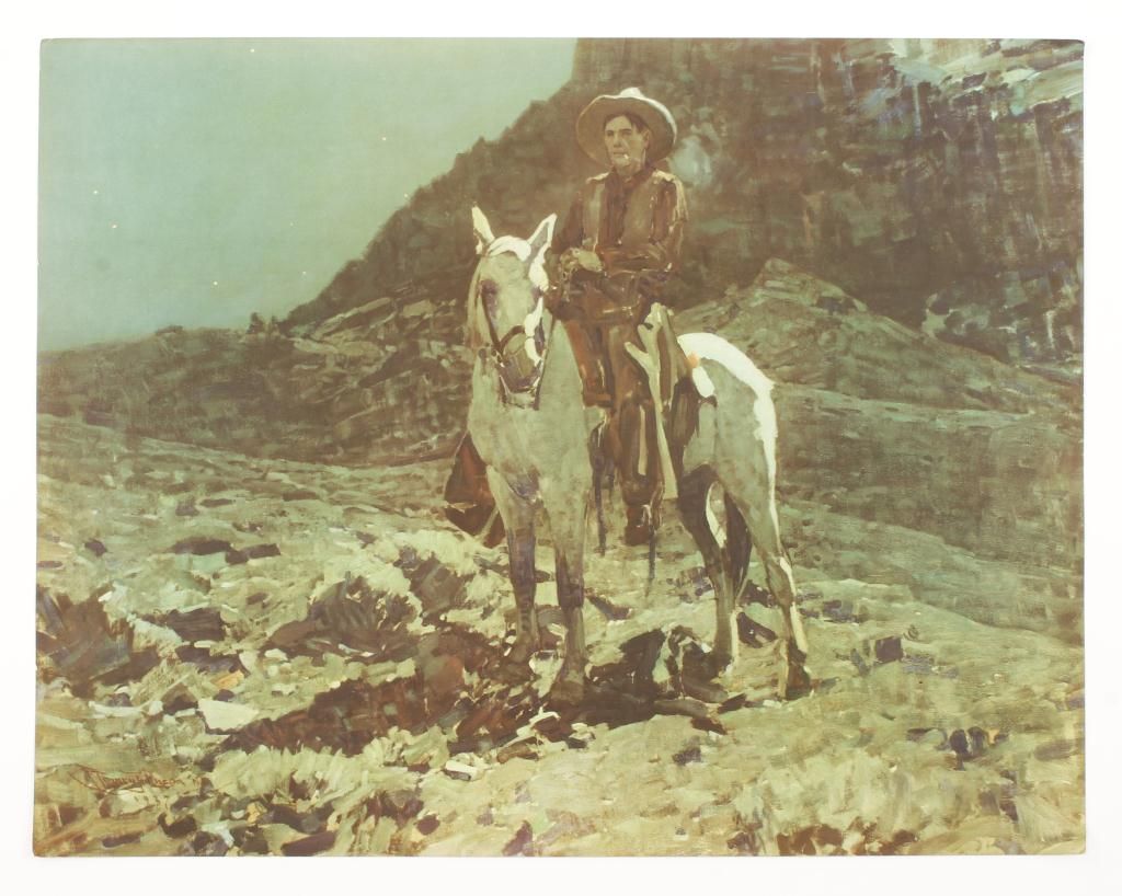 From the estate of famed Western artist, Frank Tenney Johnson (1874 ...