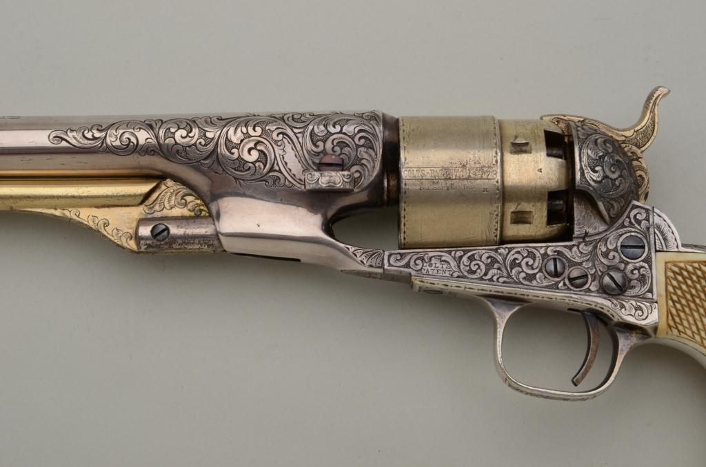 Colt 1860 Army revolver .44 caliber percussion deluxe New York style ...