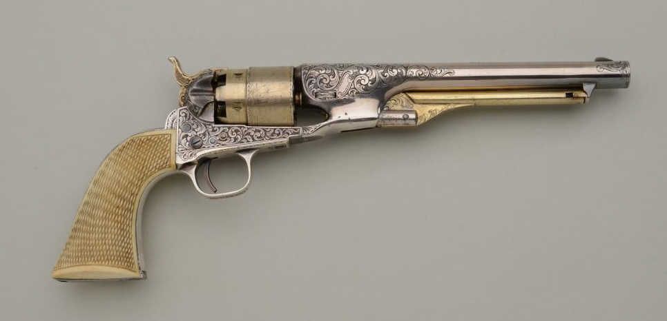 Colt 1860 Army revolver .44 caliber percussion deluxe New York style ...