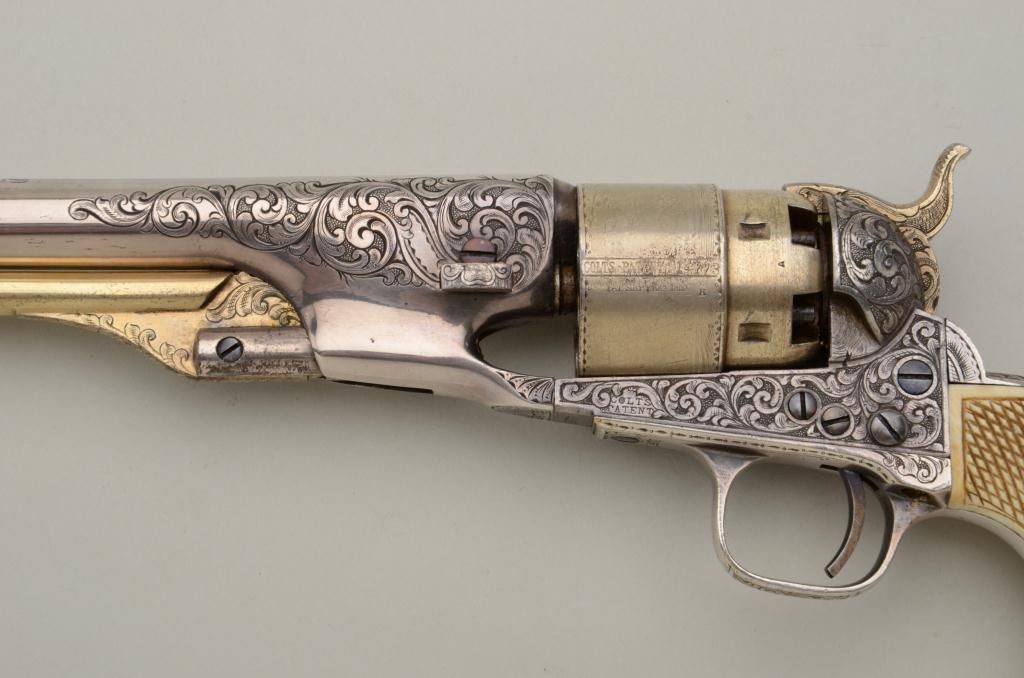Colt 1860 Army revolver .44 caliber percussion deluxe New York style ...