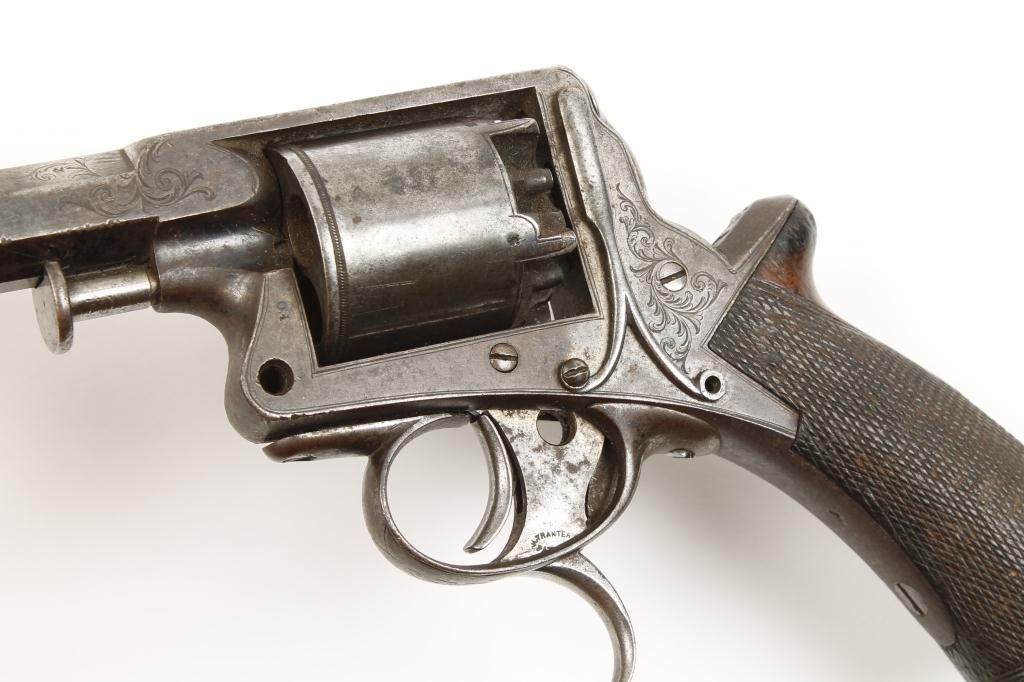 Civil War era engraved Tranter’s Patent percussion revolver, .44 cal ...