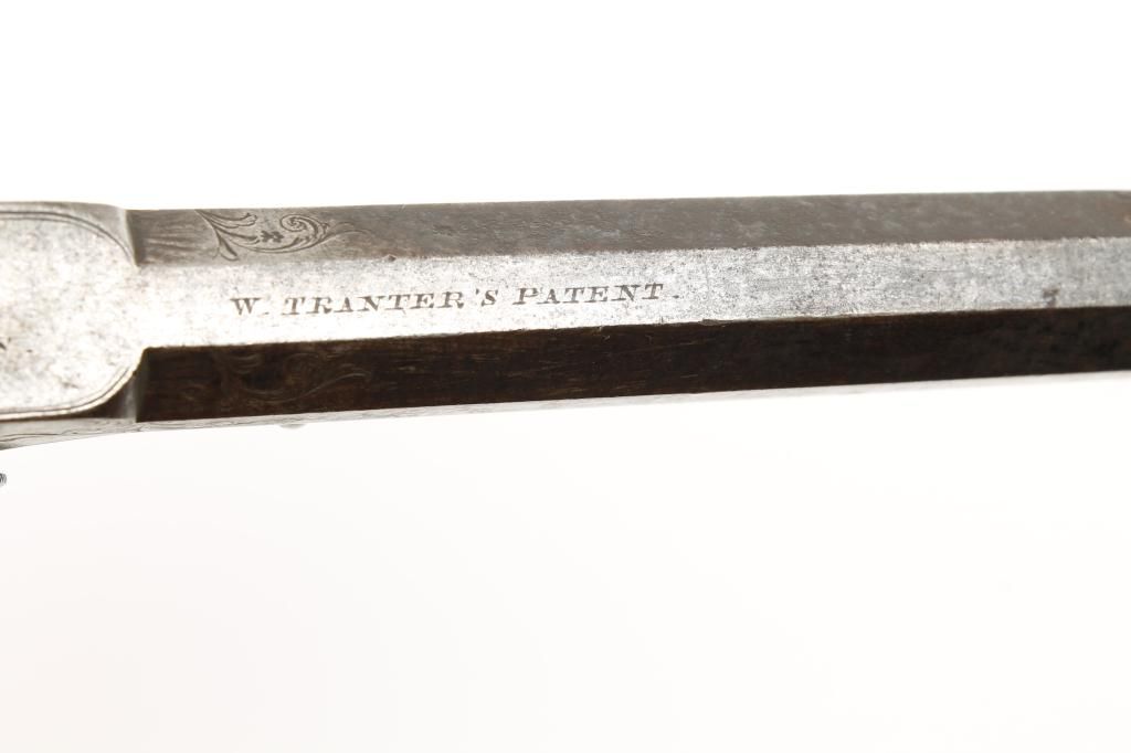 Civil War era engraved Tranter’s Patent percussion revolver, .44 cal ...
