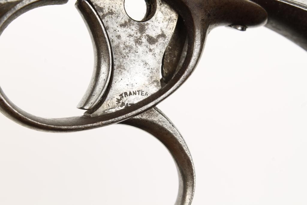 Civil War era engraved Tranter’s Patent percussion revolver, .44 cal ...
