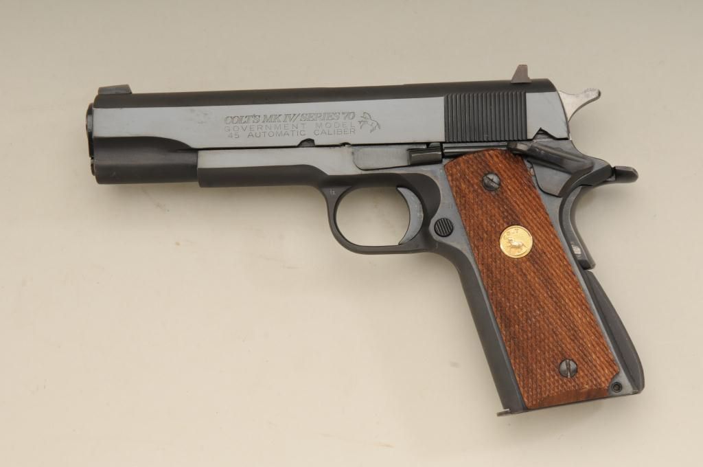 Colt MK IV/Series 70 Government Model semi-auto pistol, .45 cal., 5 ...