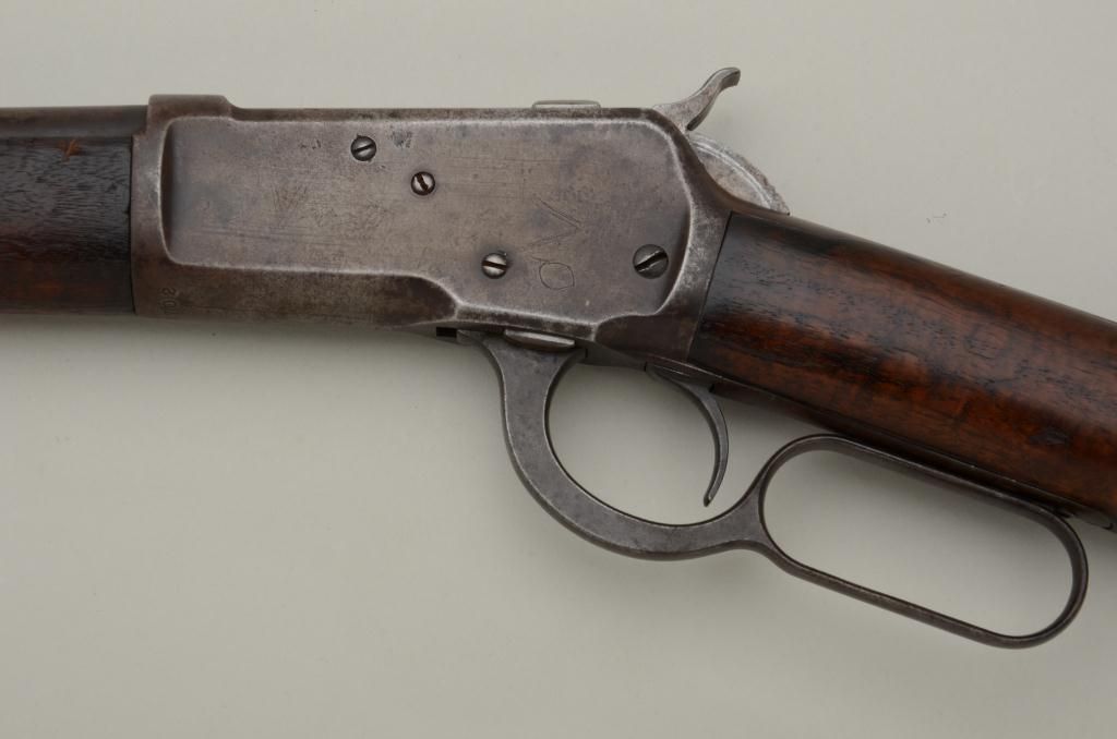 Winchester Model 1892 lever action rifle in .44-40 caliber 24” round ...