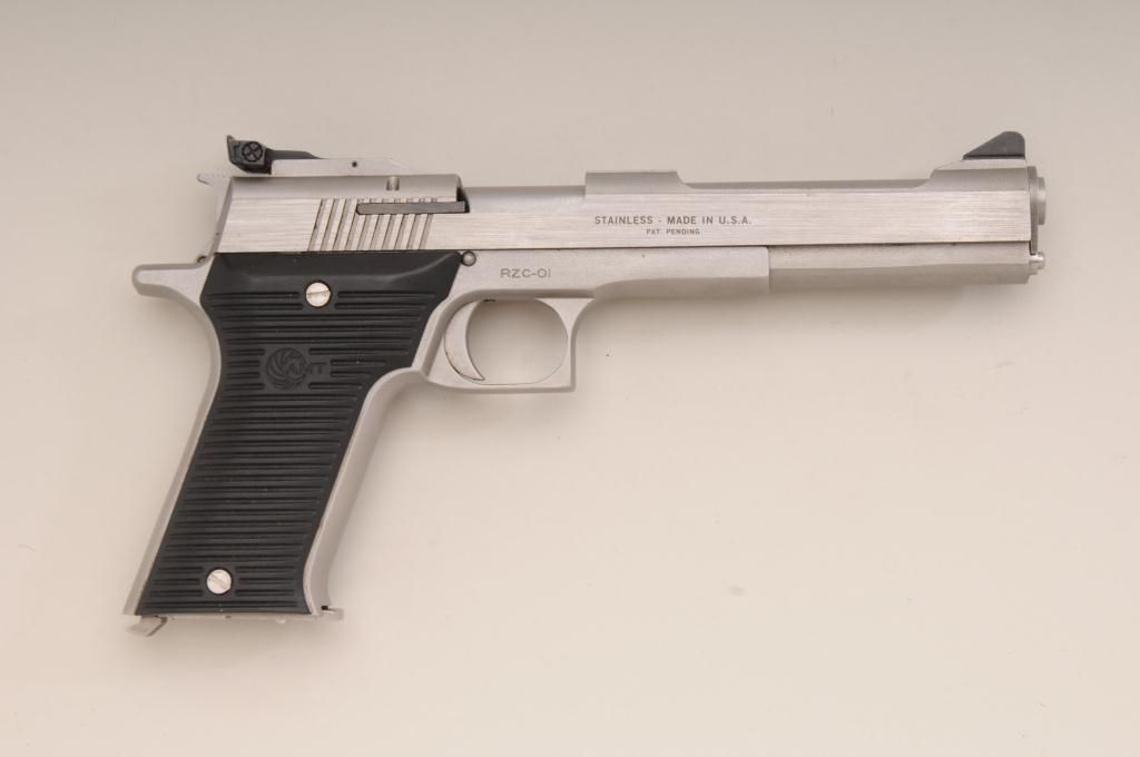 AMT Automag II semi-auto pistol, .22RF Magnum cal., 6” barrel ...