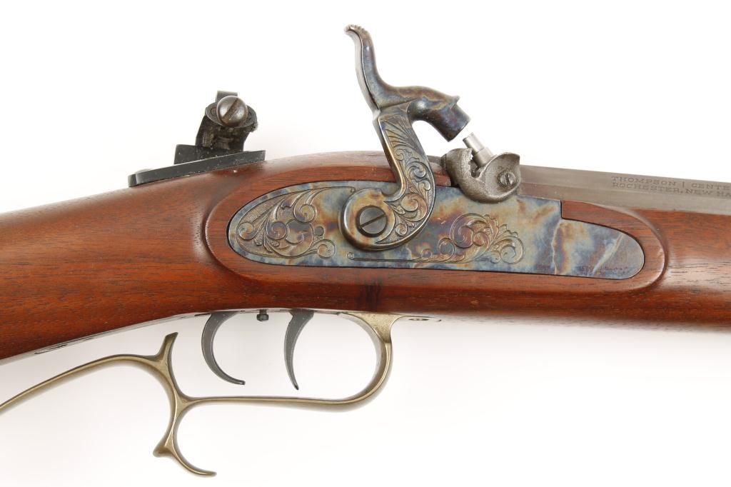 Thompson Center Arms percussion half stock Hawken style rifle, .50 cal ...