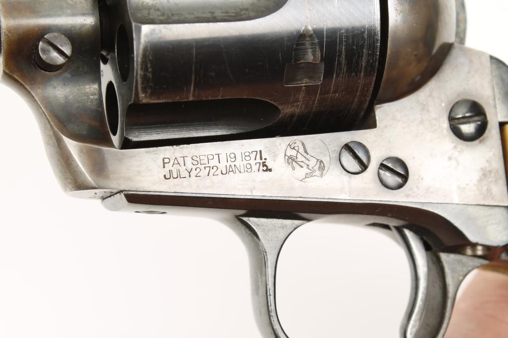 Colt SAA revolver, .38 Special cal., 4-3/4” barrel, blue and case ...