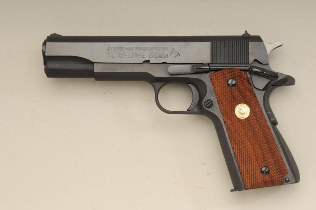Colt MK IV/Series 70 Government Model semi-auto pistol, .45 cal., 5 ...