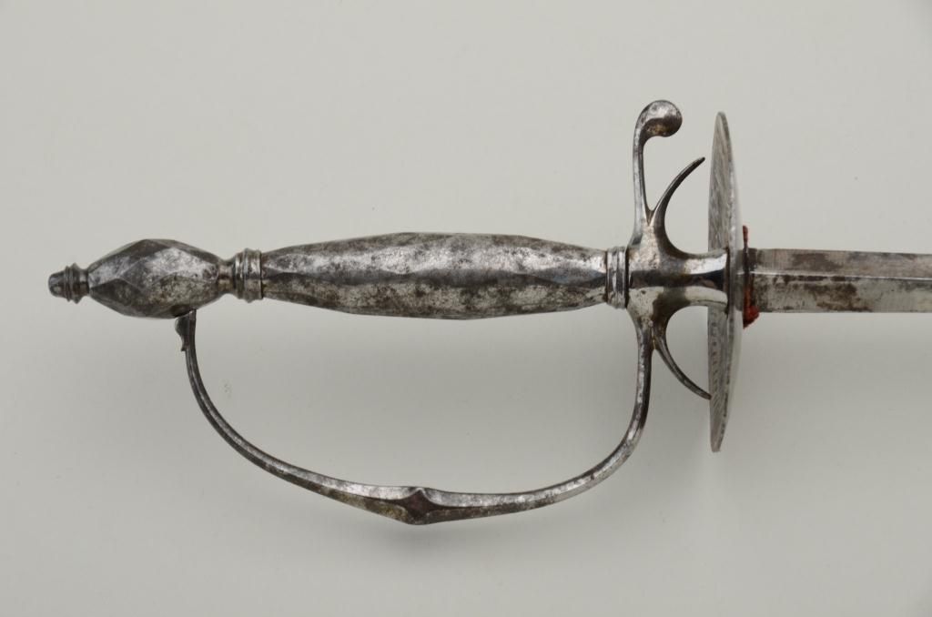 19th century European faceted steel and polished bright metal small ...