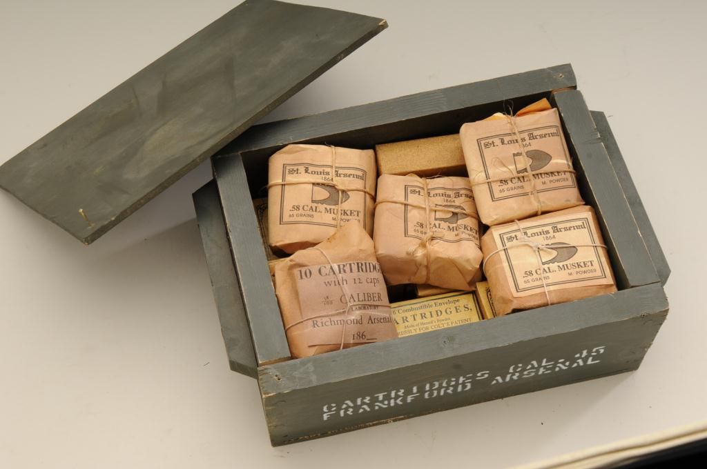 Lot of reproduction cartridges for Civil War era and Indian war era ...