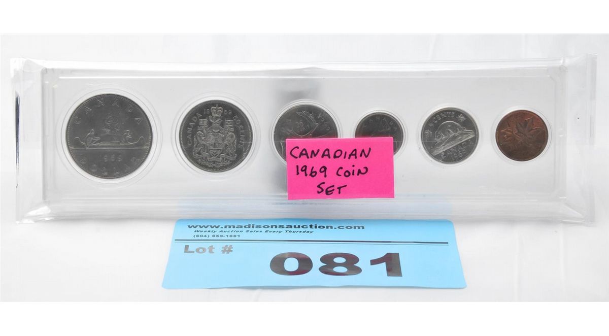1969 Royal canadian mint coin set