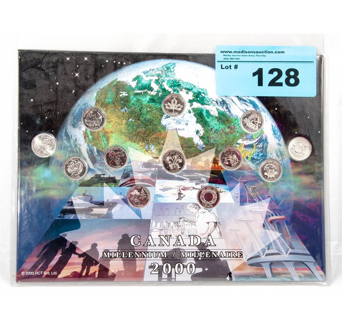 2000 royal canadian mint millenium coin set