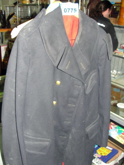 Blue canadian military coat