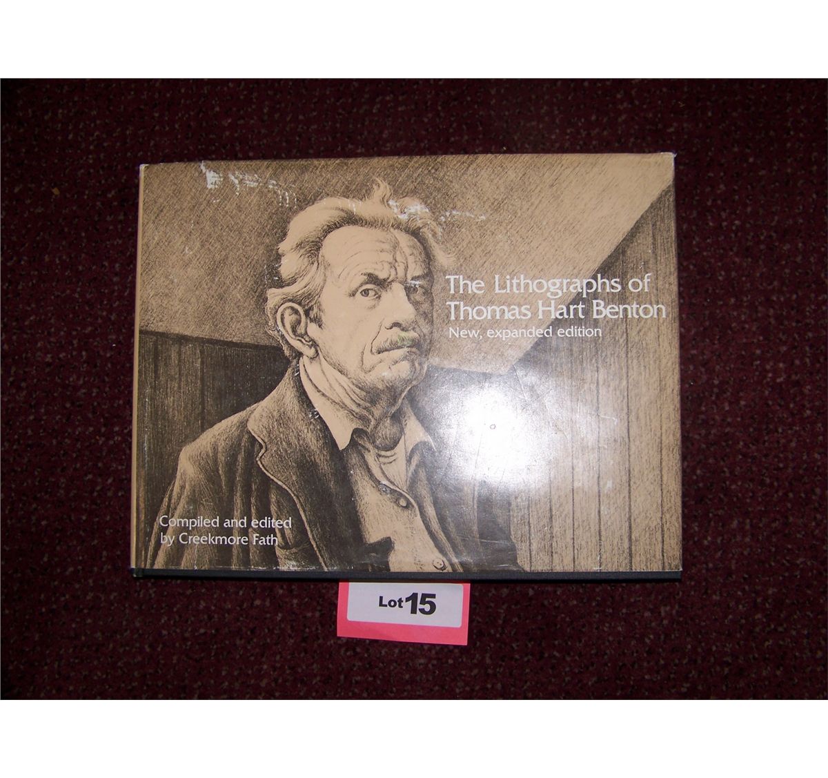 "THE LITHOGRAPHS OF THOMAS HART BENTON"BOOK SIGNED BY CREEKMORE FATH ...