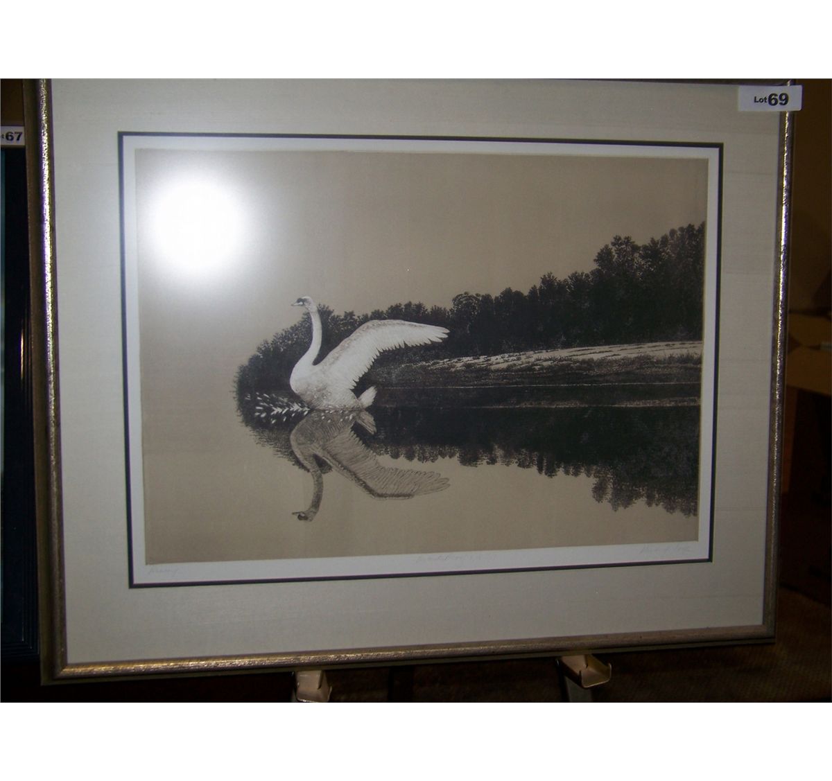 RICHARD VOLPE " RISING" VINTAGE ETCHING, ARTIST PROOF, PENCIL SIGNED ...