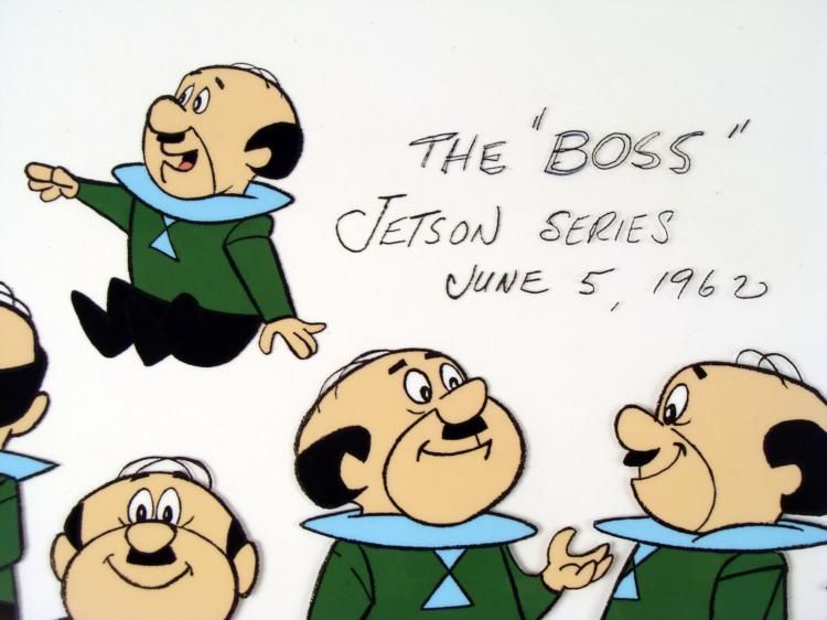 The Jetsons Original Animation 1962 Cel Cosmo Spacely