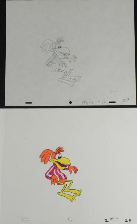 Coco Puffs Cel Original Comfy Couch Animation Drawing