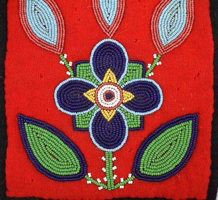 Nez Perce Beaded Flat Bag