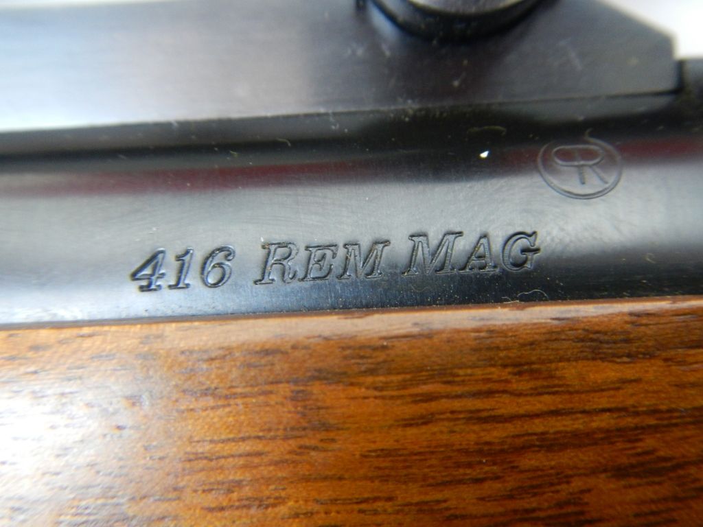 Ruger No. 1H .416 Rem. Elephant Rifle and Ammo