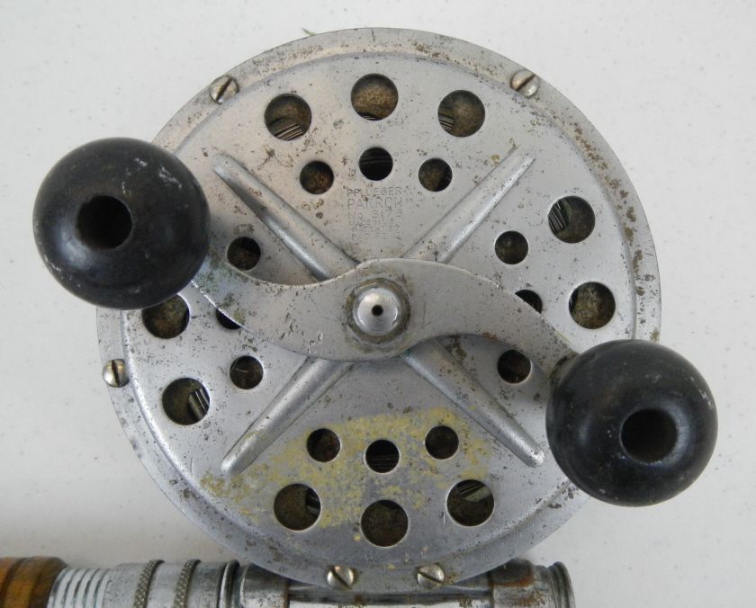 Antique Deep Sea Bamboo Rod and Pflueger Reel