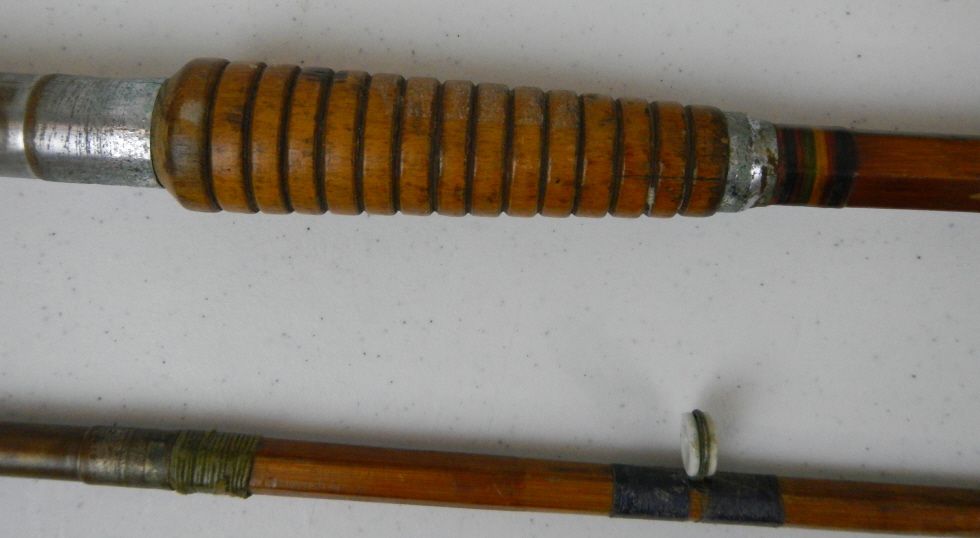 Antique Deep Sea Bamboo Rod and Pflueger Reel