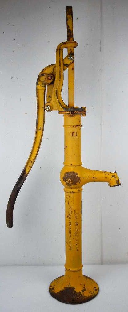 Antique Red Jacket Water Pump